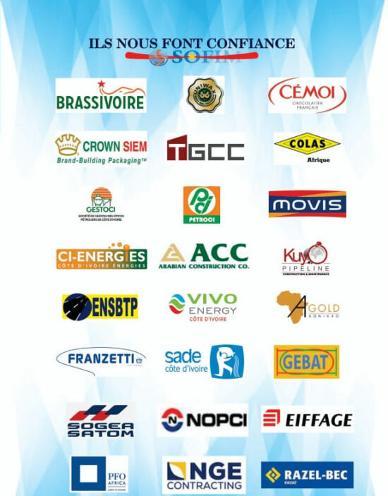 Nos références - Sofim Industries